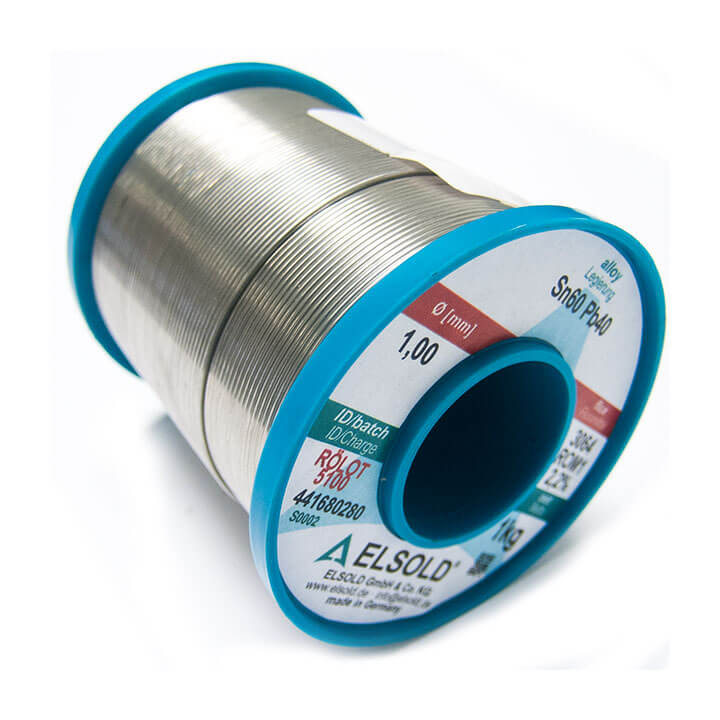 Tinol / kalaj žica Elsold Sn60/Pb40, 1mm 1kg