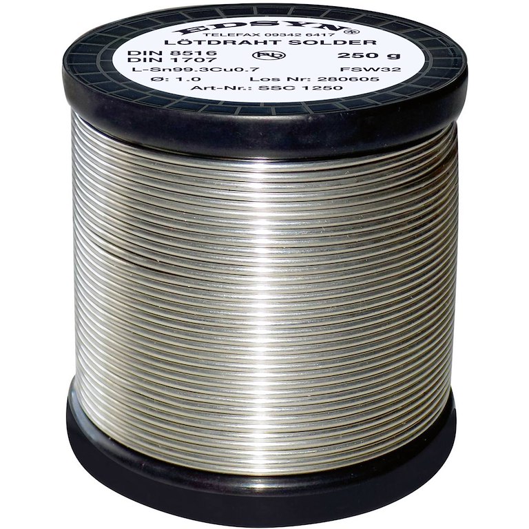 Tinol / kalaj žica Edsyn SSC8250 Sn99Cu1 F-SW 32 250g 1.5mm (Копирај)