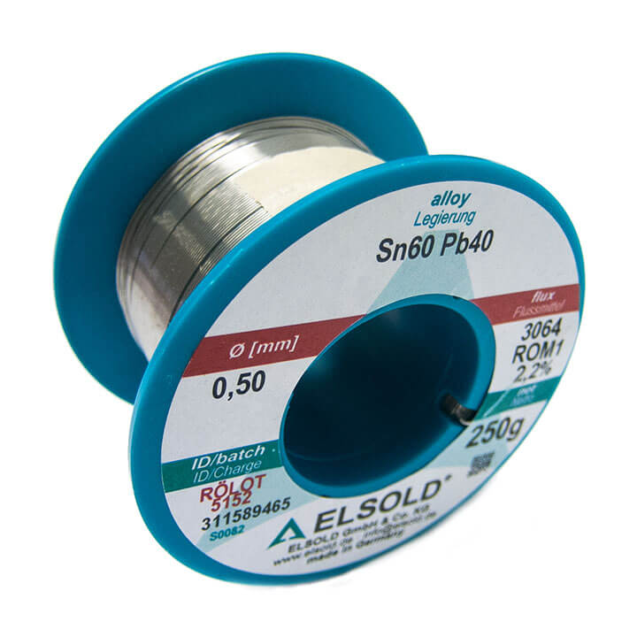 Tinol / kalaj žica Elsold Sn60/Pb40, 0.5mm 250g