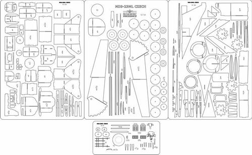 Answer MSM-059-SZK MiG-23ML/MLD - Laser Frames