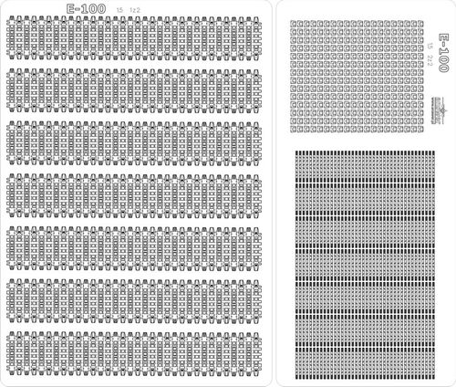 Answer ANG-273-SZK02 E-100 - Laser Cut Tracks