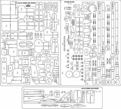 Answer MSM-057-SZK Bell AH-1Z Viper - Laser Frames
