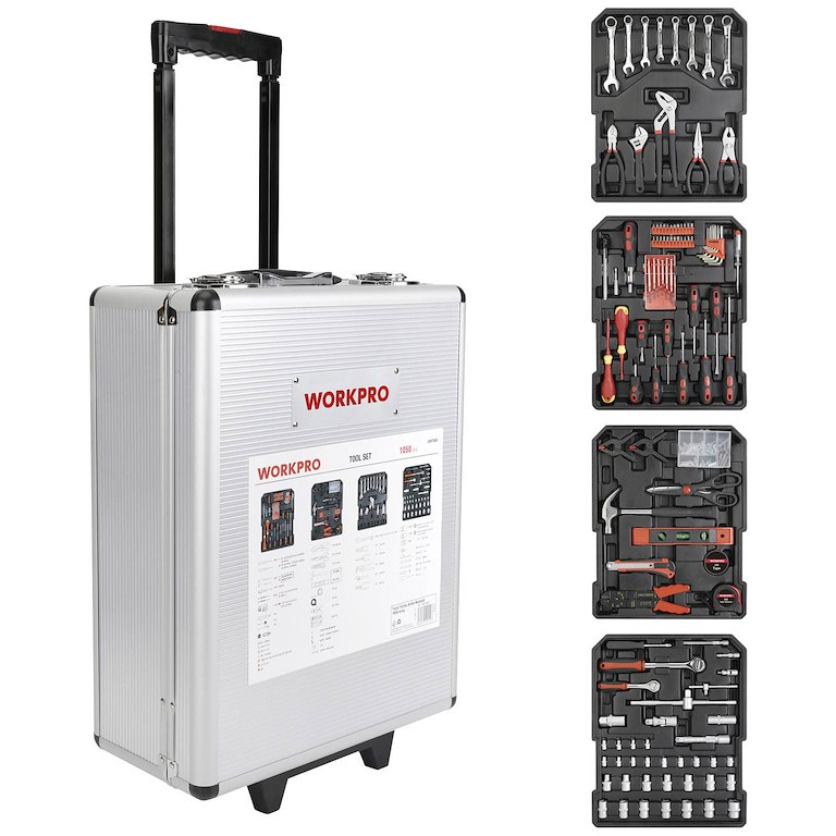 Set alata u koferu WorkPro WP1050 1050 u 1
