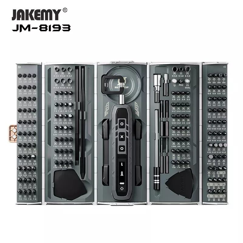 Odvrtači set električni Jakemy JM-8193 180 u 1