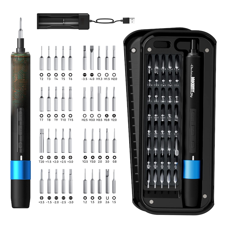 Odvrtači set električni Jakemy JM-Y03 PLUS 43 u 1