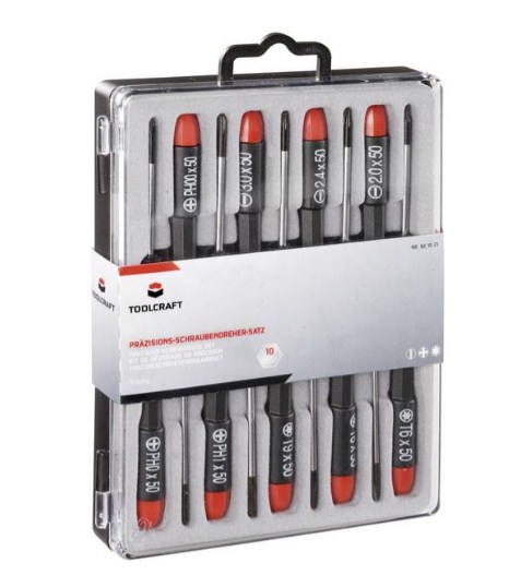 Odvrtači precizni set TOOLCRAFT 9 u 1