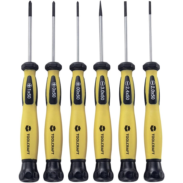 Odvrtači set precizni elektroničarski TOOLCRAFT 6 u 1