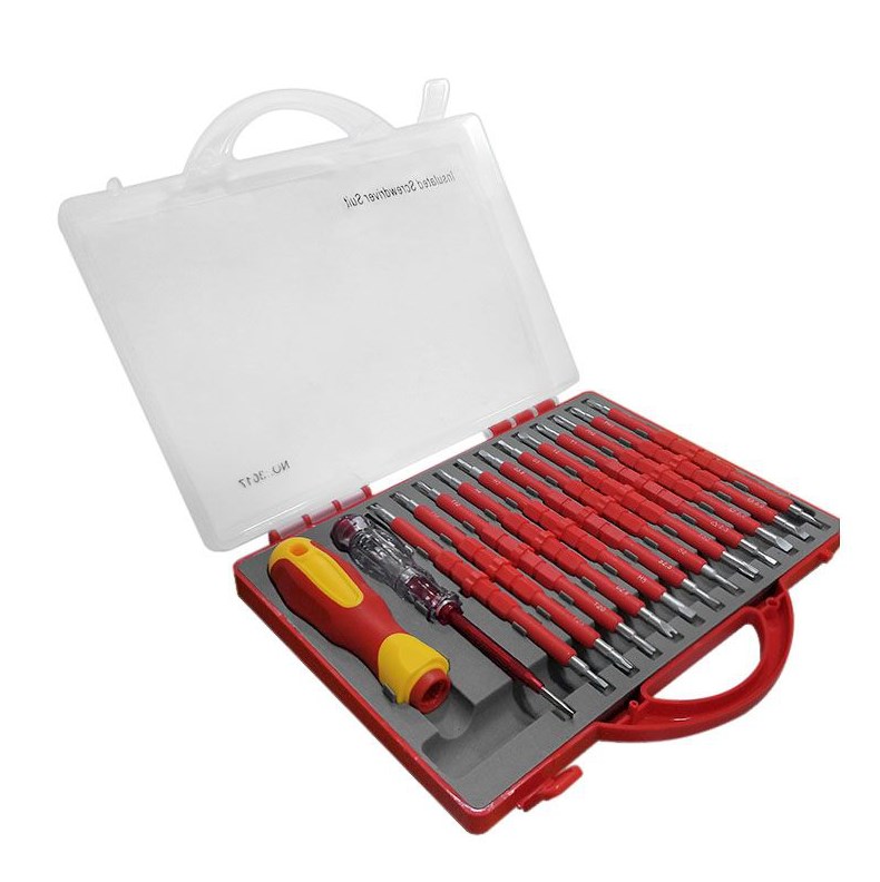 Odvrtači set izolovani VDE TE-H3017 13 u 1