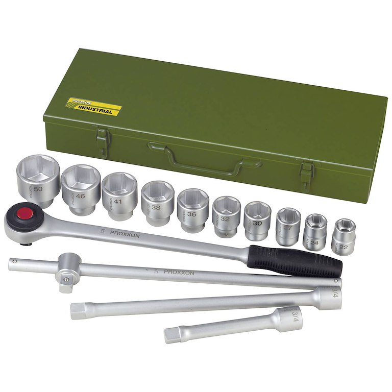 Proxxon Industrial set nasadnih ključeva 3/4″ ( za kamione )