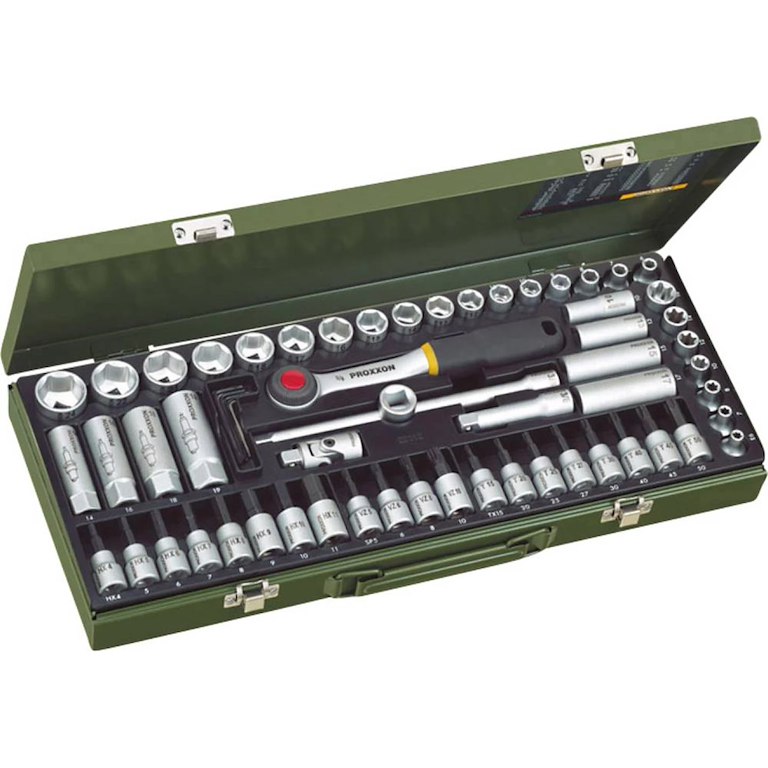 Proxxon Industrial 65 u 1 set nasadnih ključeva 3/8