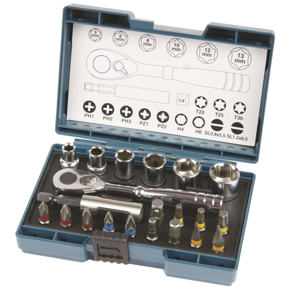 Makita set nasadnih ključeva B-54081 Bit 1/4″ 21 u 1