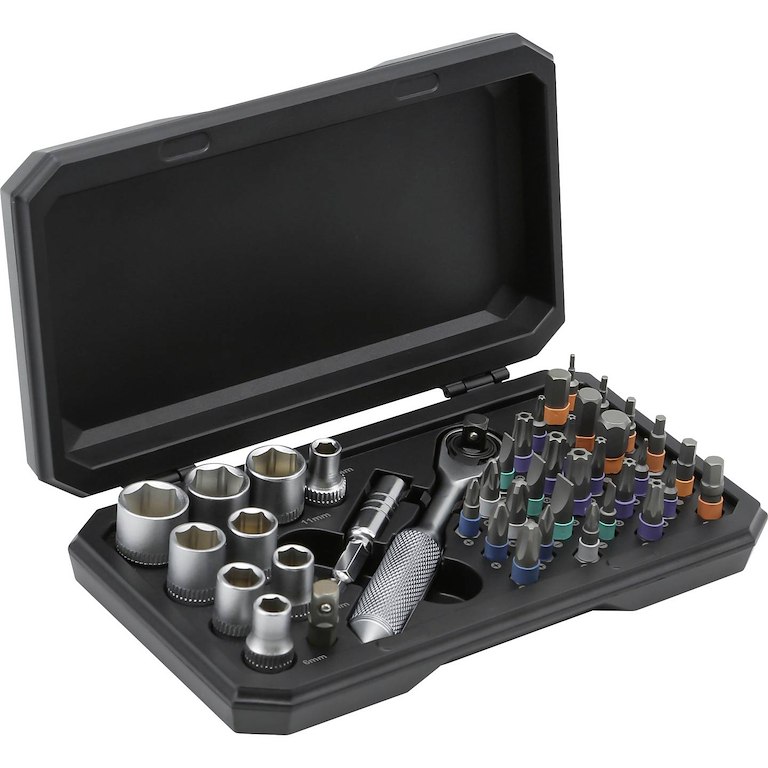 Set nasadnih ključeva i odvrtača TOOLCRAFT TO-10351635 42 u 1