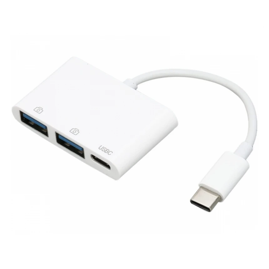 FAST ASIA Adapter TIP-C na 2xUSB+TIP-C