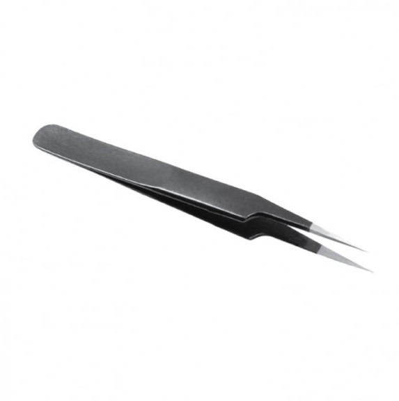 Pinceta ESD metalna 115x9mm ZD-156E