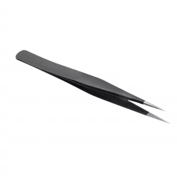 Pinceta ESD metalna 135x9mm ZD-156C