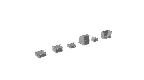 NEW! SWORDFISH MODELS 14414215 Flower Class Corvettes - Hatches (8 pcs)