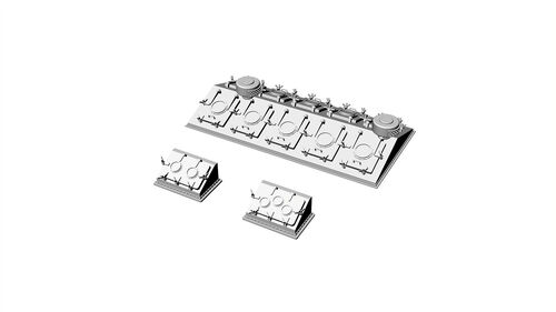 NEW! SWORDFISH MODELS 14414214 Flower Class Corvettes - Skylights