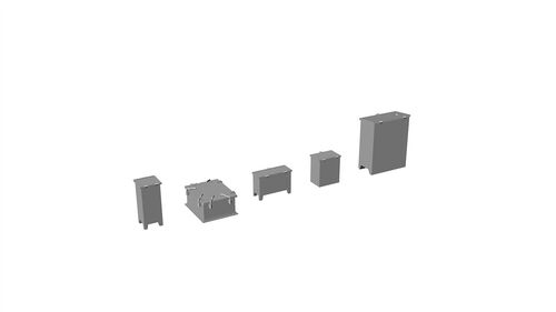 NEW! SWORDFISH MODELS 14414224 Deck and Ammunition Lockers Set 3