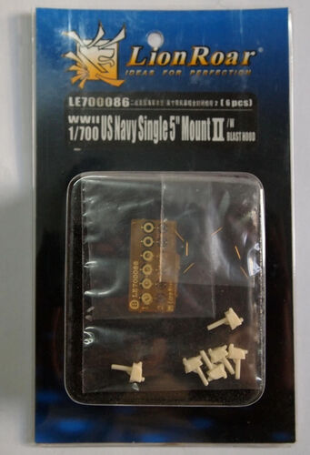 NEW! Lion Roar LE700086 US Navy Single 5inch Mount II with Blast Hood