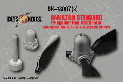 Bitskrieg 48007S Hamilton Standard Propeller Hub HS23E50a (for Corsair and Hellcat)