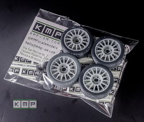 NEW! KMP Scalemodels TK24227 Hyundai i20 WRC+ - Tarmac Set (for BelKits Kits)