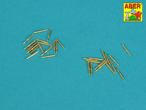 NEW! Aber 16156 2 cm Ammunition for German Flak 30/38 & KwK 30/38 (30 pcs)