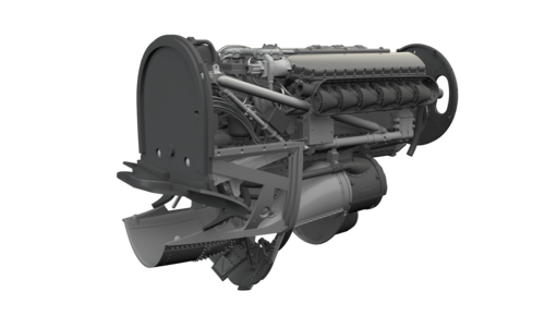 NEW! Eduard 6481211 Curtiss P-40 K - Engine Set (for Eduard Kits / 3D-Pritned)