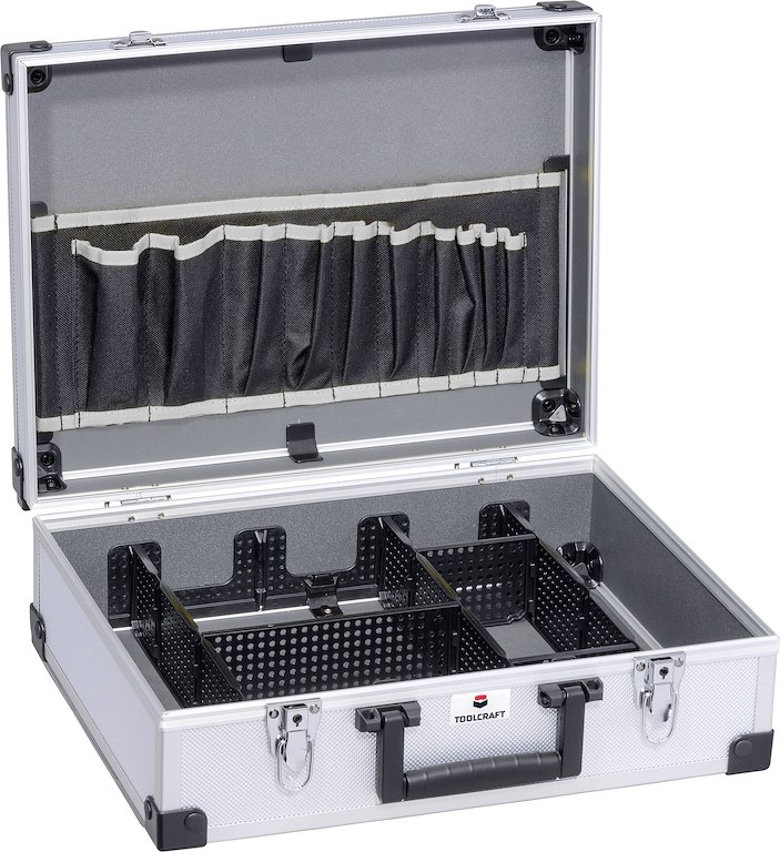 Kofer TOOLCRAFT TO-5061975 aluminijumski sa pregradama 315x140x395mm