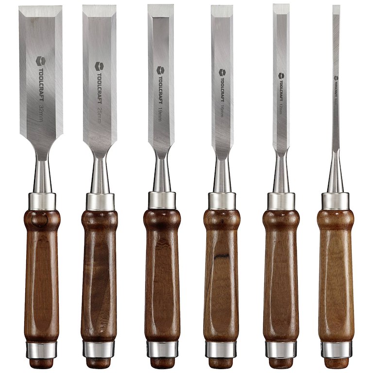 TOOLCRAFT TO-7873785 set strugač za drvo 6 u 1