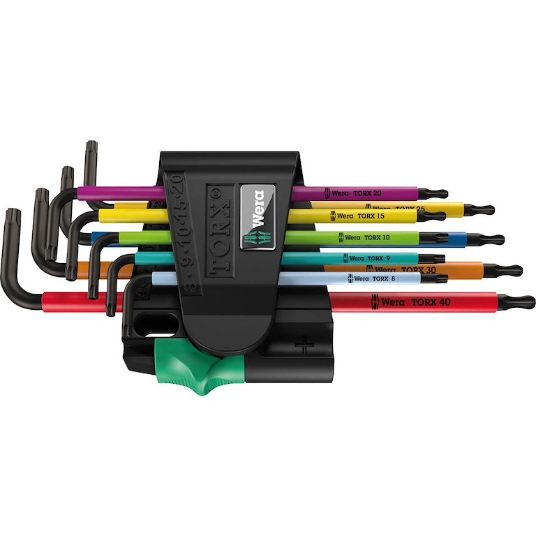 WERA Ključevi imbus TORX šareni 9 u 1