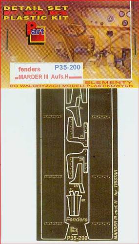 Part P35-200 Marder III Ausf. H fenders Tristar