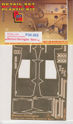 Part P35-262 Marmon-Herrington Mark I Fenders and Undiching Channel IBG
