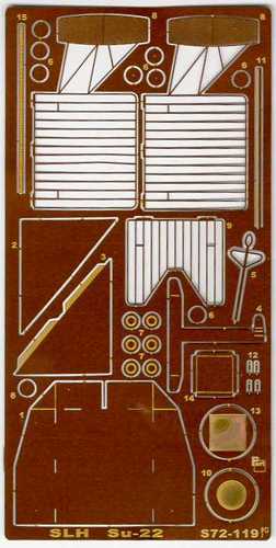 Part S72-119 Airfield-accessories for SU-22 Italeri/Pantera
