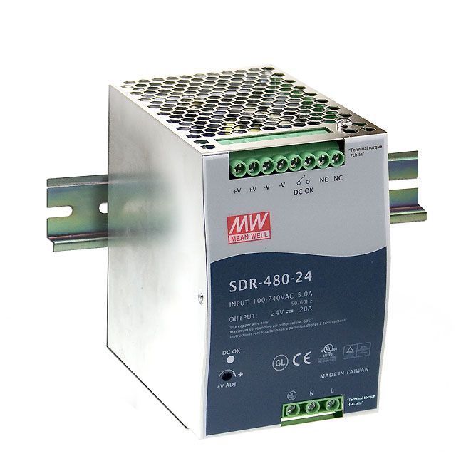 Napajanje – ispravljač SDR-480-24 480W 24V 0-20A