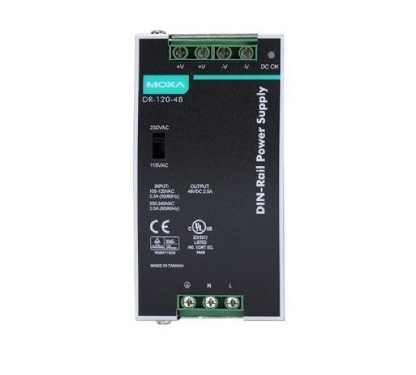Industrijsko napajanje Moxa DR-120-48 120W/2.5A/48VDC za DIN