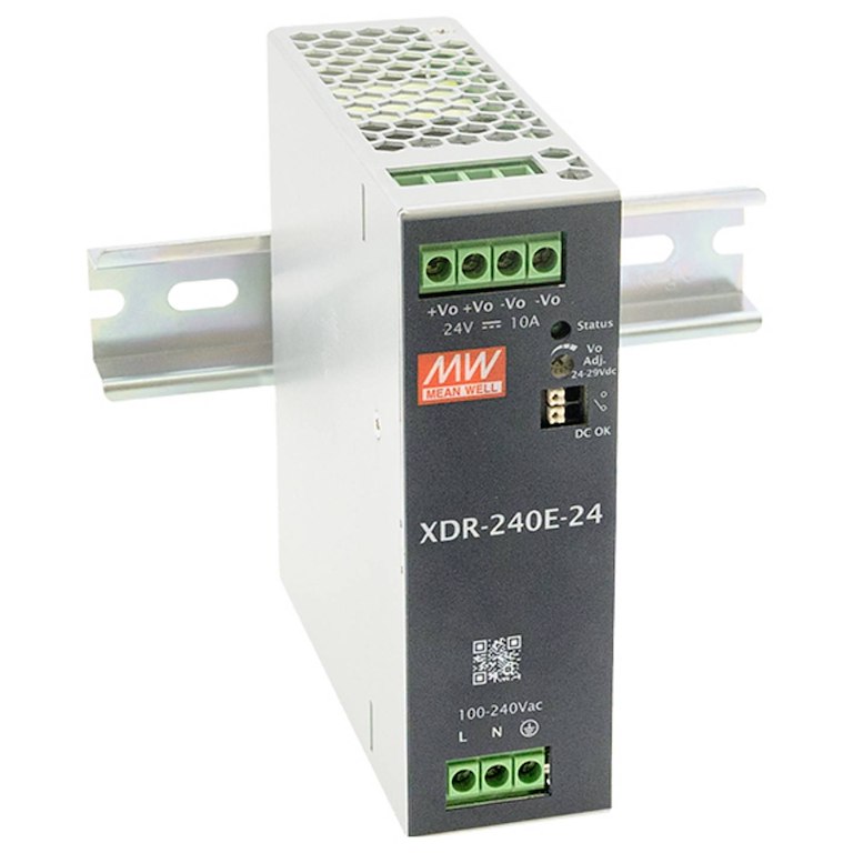 Napajanje – ispravljač DIN XDR-240E-12 12V 20A 240W