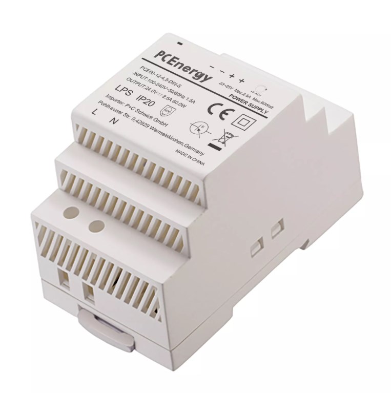 Industrijsko napajanje PCE 60W 24V 2.5A za DIN montažu