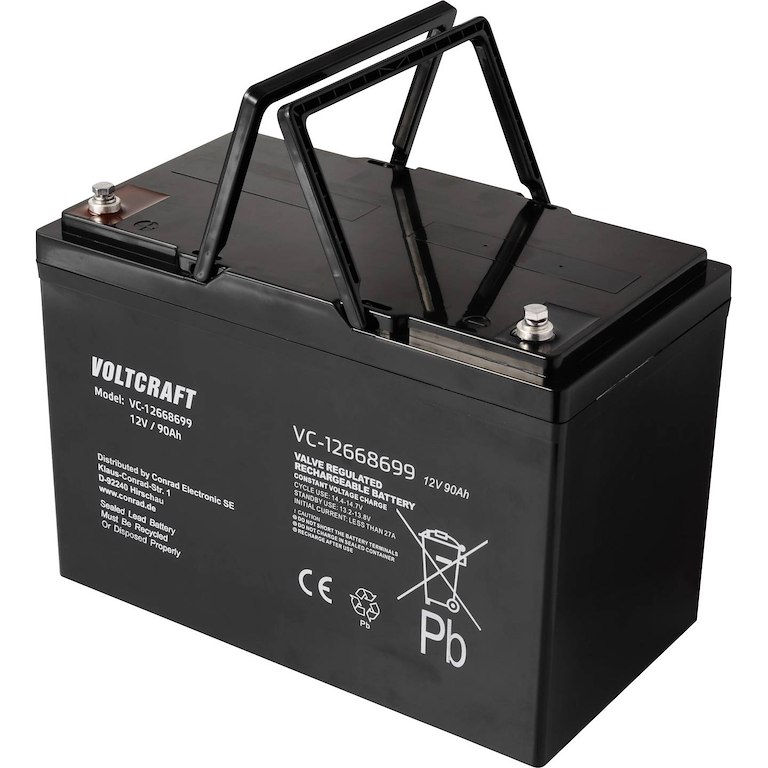 Akumulator VOLTCRAFT VC-12668699 12V 90Ah 306x210x169mm