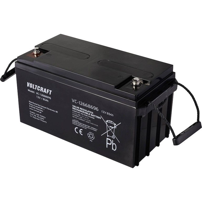 Akumulator VOLTCRAFT VC-12668696 12V 65Ah 350x179x167mm