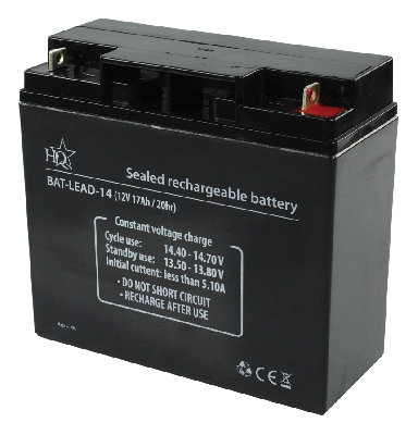 Akumulator, 12V, 17Ah, 167x181x77mm, olovni, hermetički zatvoren