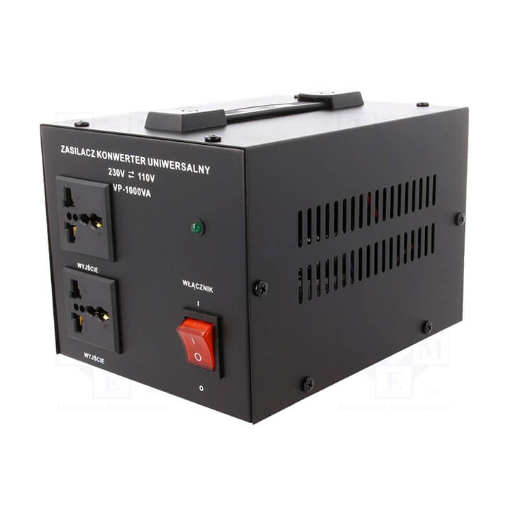 Autotransformator VOLT 1000VA 230V AC – 110V AC