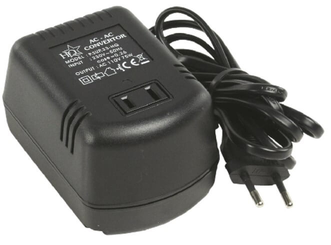 Autotransformator 230V AC – 110V AC 75W