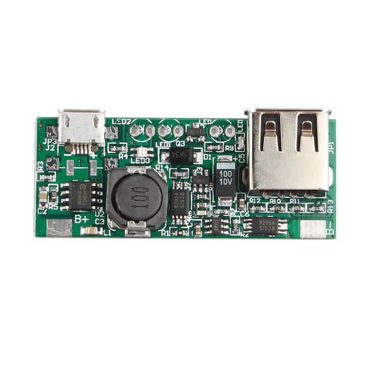 DC/DC step up IN 3.7V OUT 5V USB 1A