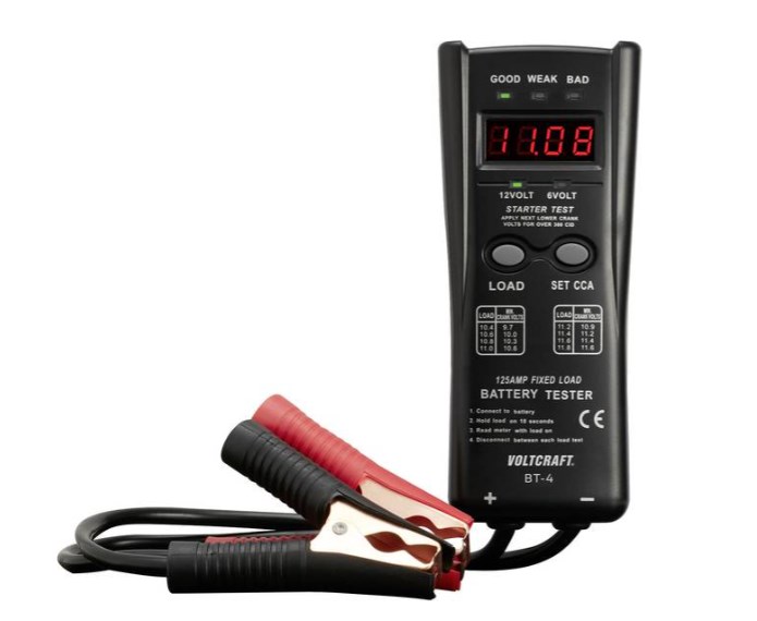 Tester akumulatora VOLTCRAFT BT-4