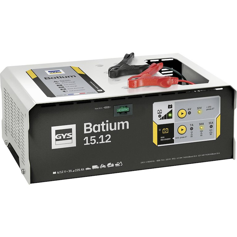 Punjač akumulatora GYS BATIUM 15.12 profesionalni 6V 12V