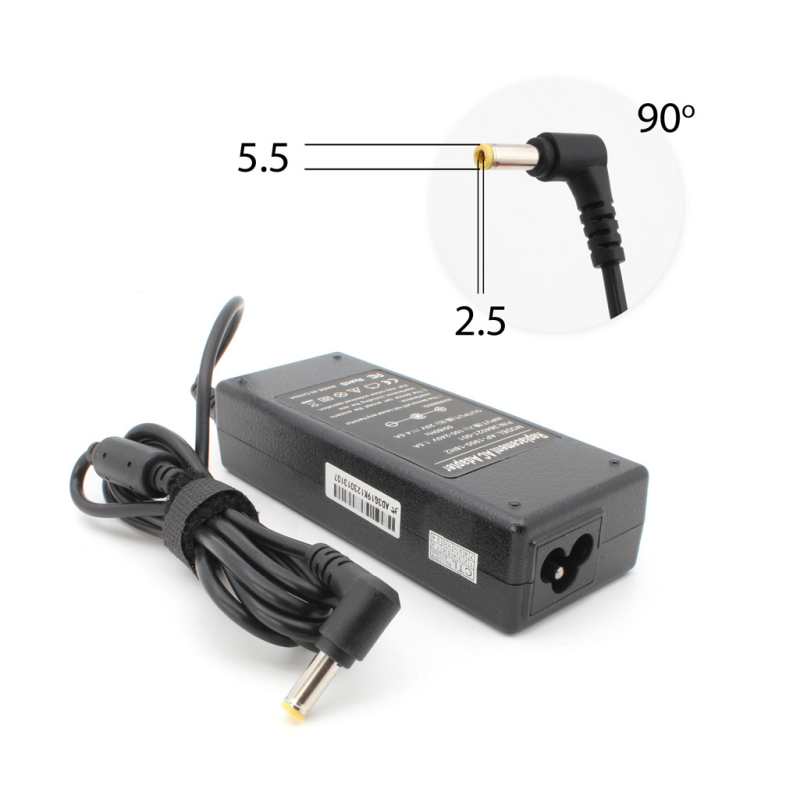 Punjac za laptop Fujitsu 20V 4.5A 5.5×2.5 ugao 90