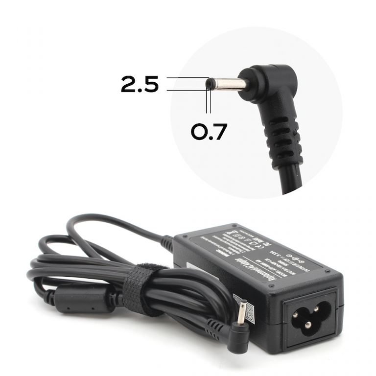 Punjac za laptop Samsung 12V 3.33A 2.5×0.7 ugao 90