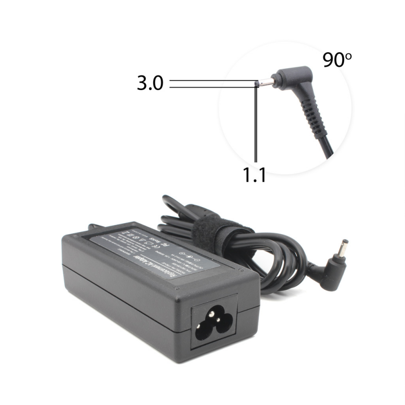 punjač za laptop Samsung 19 V 2.1 A 3.0×1.1 ugao 90