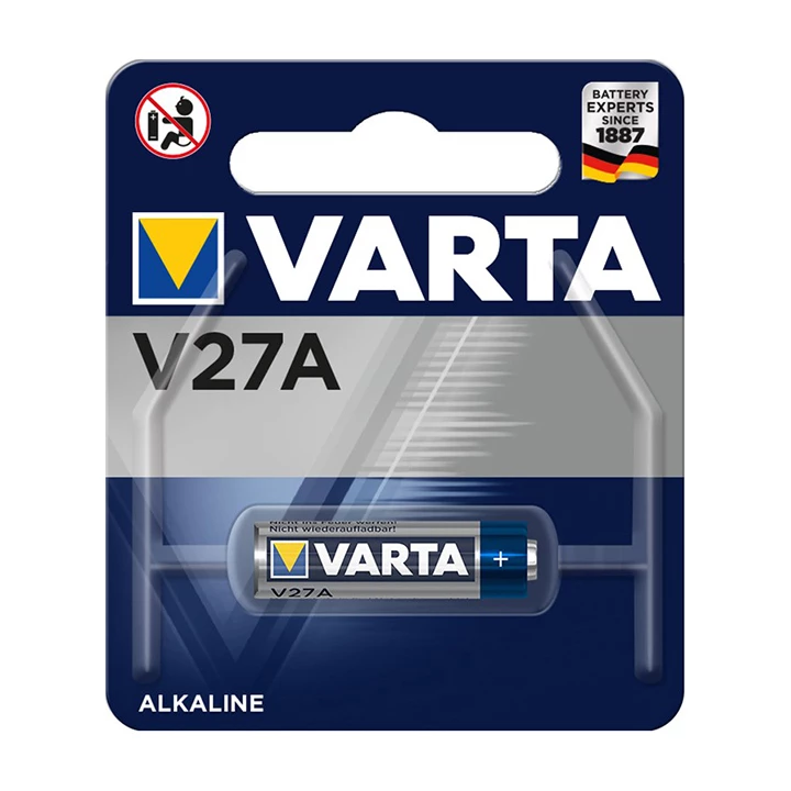 Baterija Varta alkalna A27 LR27 12 V