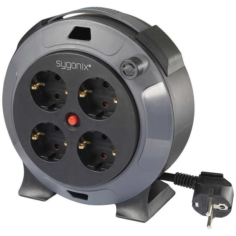 Strujni produžni kabl – motalica Sygonix SY-5806896 4 utičnice 5m